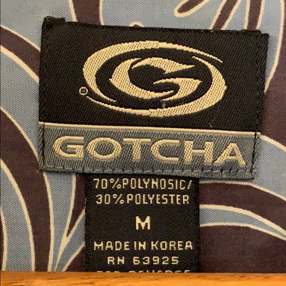 Gotcha | Shirts | Vintage Gotcha Mens Shirt | Poshmark